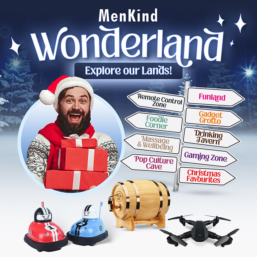 Menkind Gadget Shop: Find Unique Gifts & Present Ideas